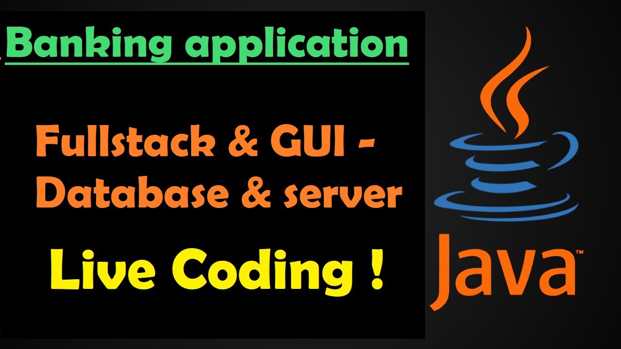 Fullstack Banking App with Java - #3 - We got TONS to do! - YouTube