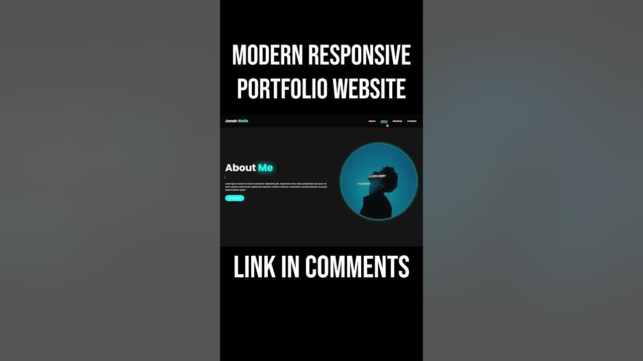 Modern Portfolio Website using HTML CSS Javascipt | Link in Comments #html #webdevelopment - YouTube