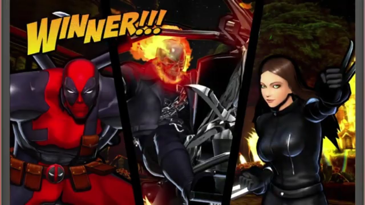 ULTIMATE MARVEL VS. CAPCOM 3 Ghost Rider Alt.,X-23 Alt.,Deadpool In ...