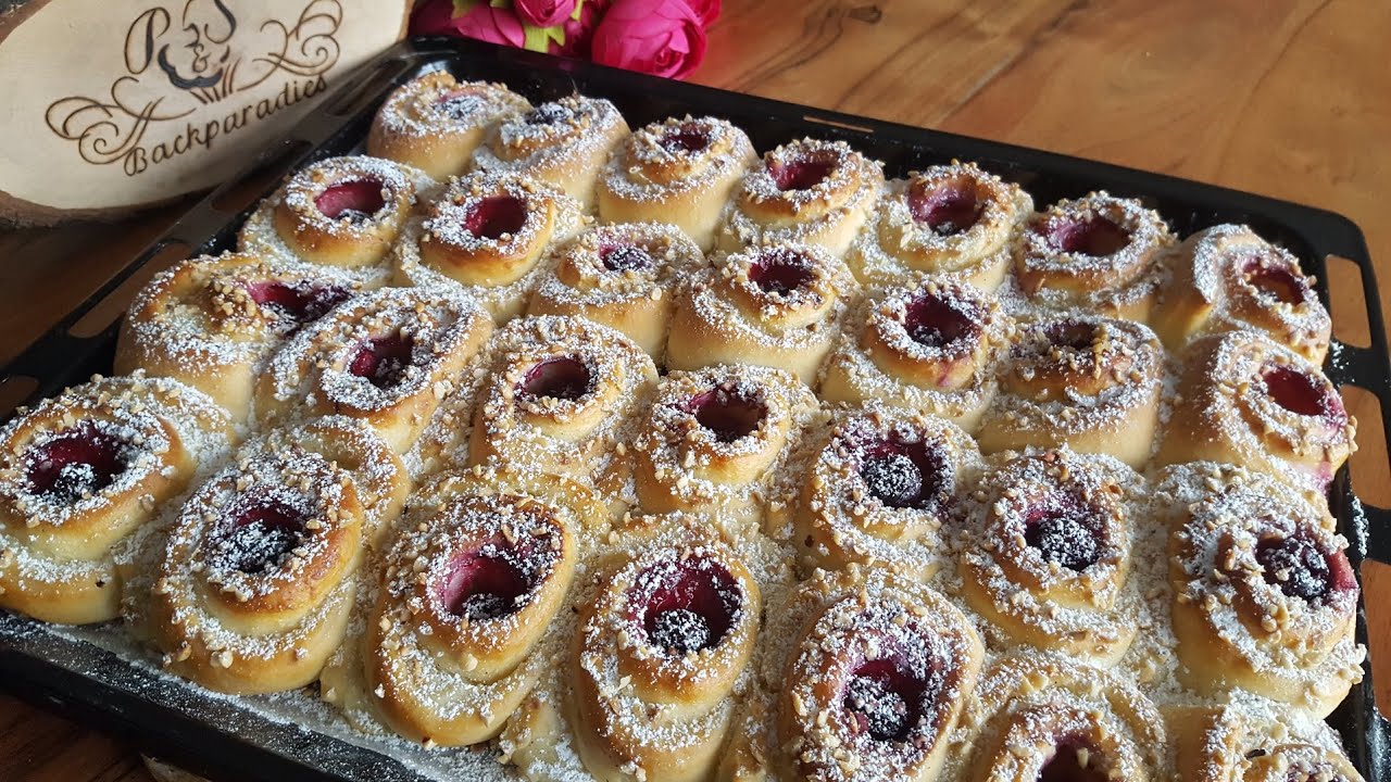 Kirsch- Pudding- Plunder 🔝🍒P&S Backparadies # Asmr - YouTube