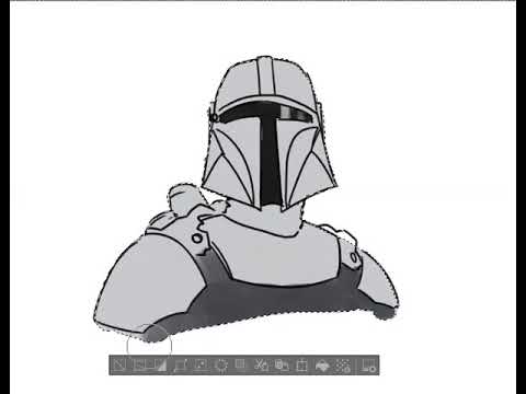 HOW TO DRAW MANDO (The Mandalorian) - Come disegnare Mando (The ...