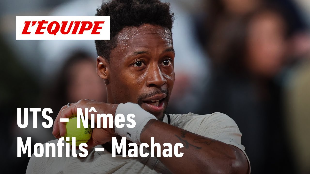 Le résumé du match Machac-Monfils - Tennis - UTS de Nîmes - YouTube