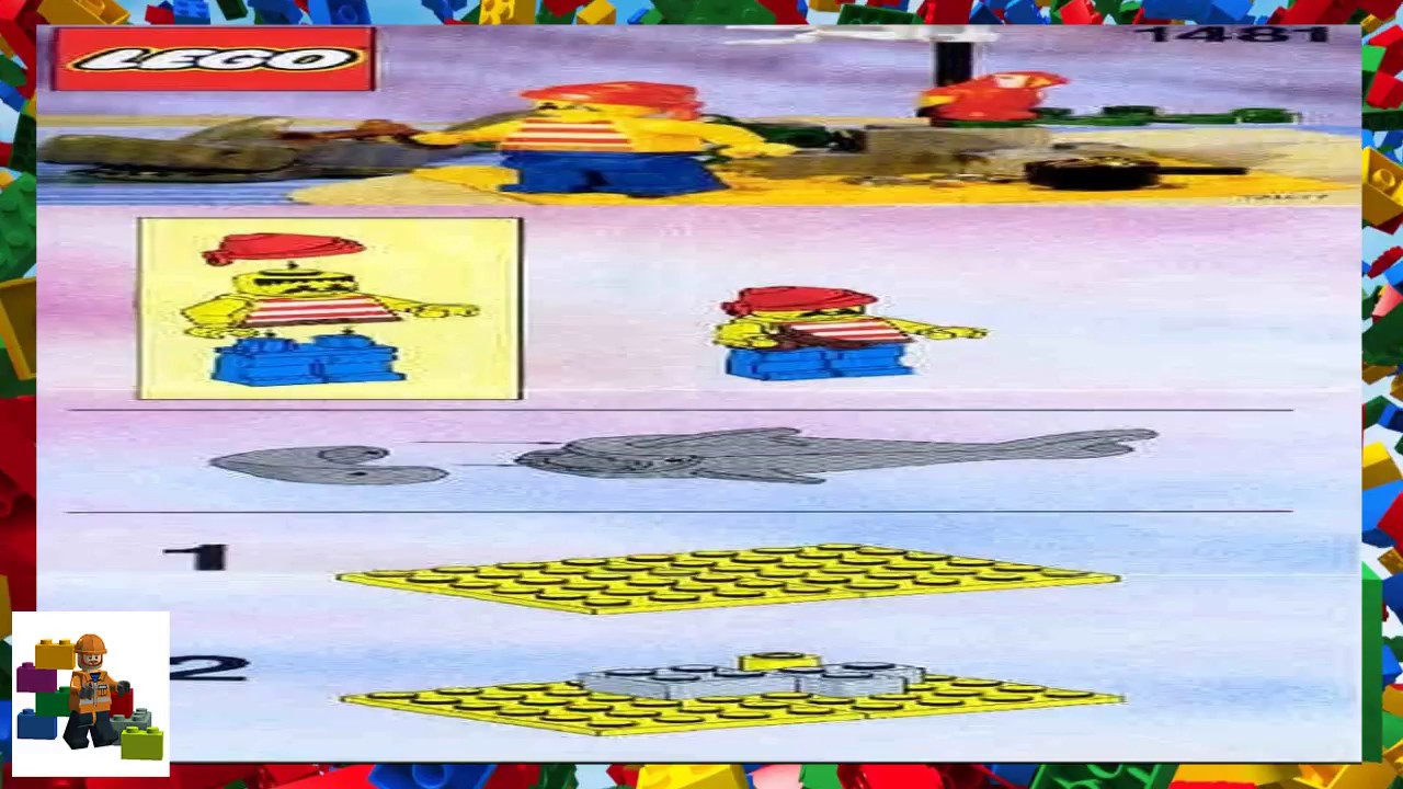 LEGO instructions - Pirates - 1481 - Pirates Desert Island - YouTube