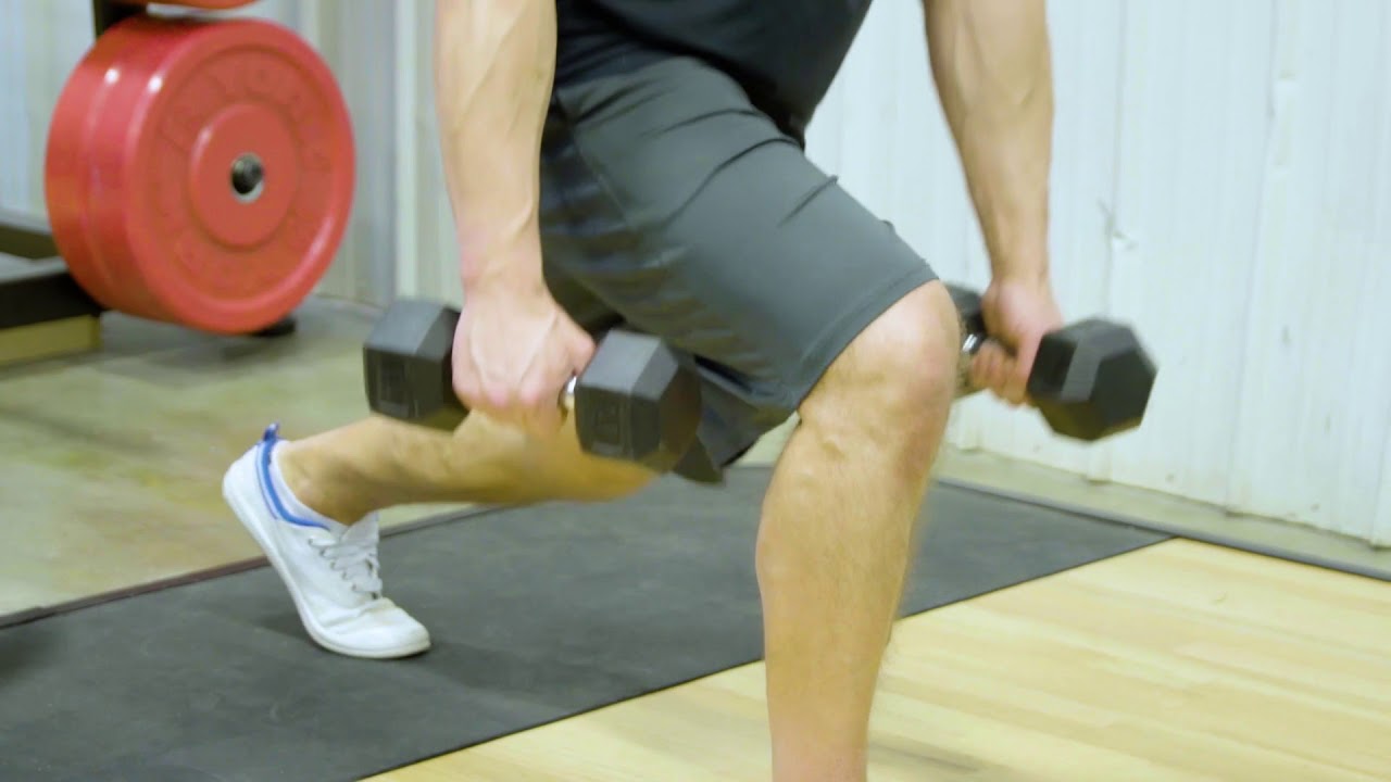 Backward Static Lunge - YouTube