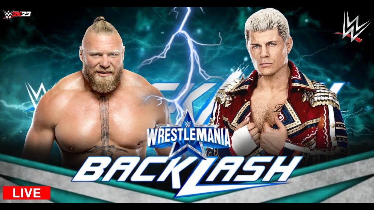 🔴WWE 2K23 LIVE - WORLD HEAVYWEIGHT CHAMPIONSHIP - BROCK LESNAR VS CODY RHODES VS SETH ROLLINS ...