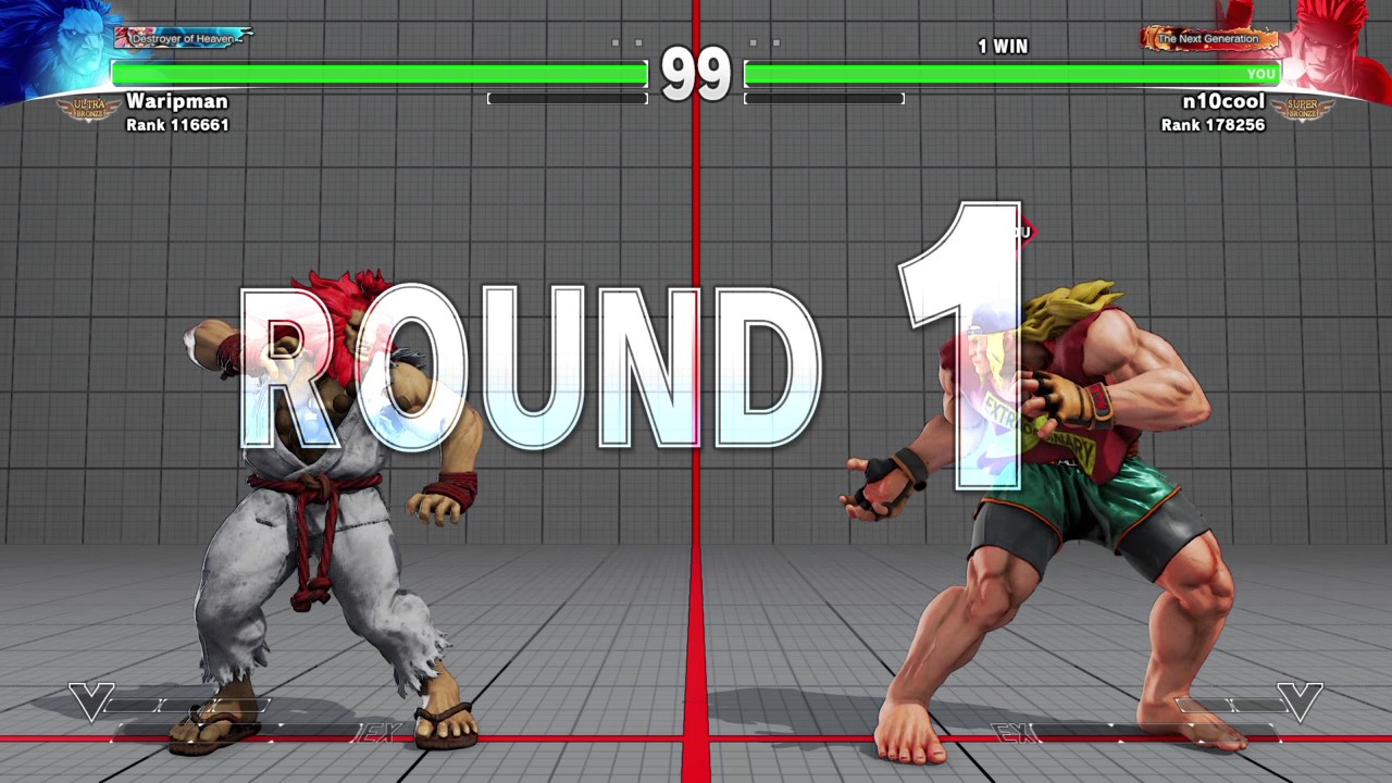 STREET FIGHTER V: Alex vs Akuma - YouTube