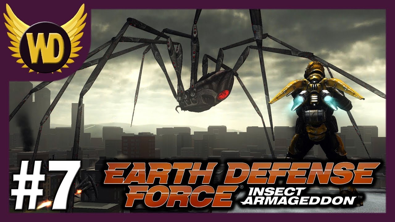 [7]Let's Play Earth Defense Force: Insect Armageddon - Part 7 (3P Co-op ...
