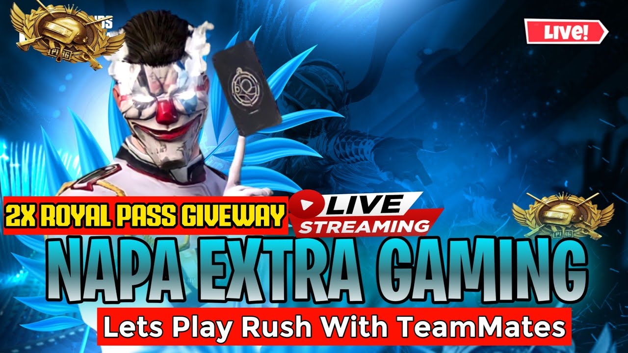 Live 🔥|Lets Play Rush | hard lobby |Ocean Odyssey |🔥 PUBG MOBILE Live 🔥|Napa Extra Gaming - YouTube
