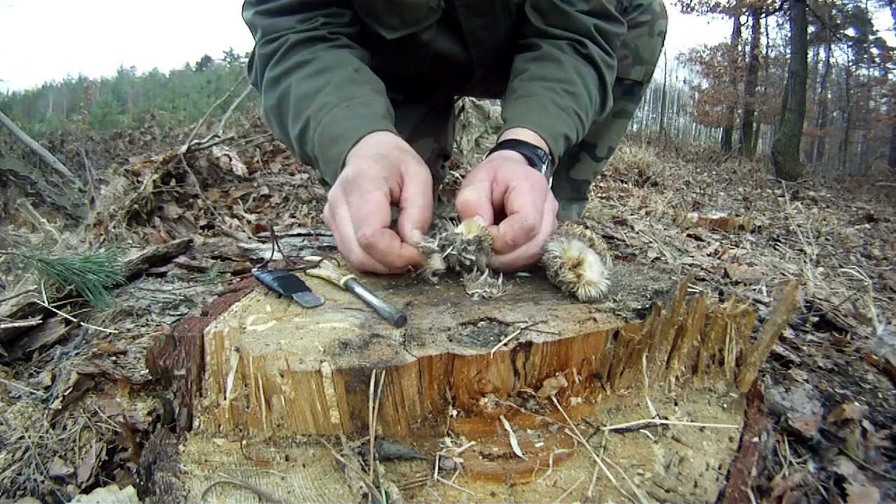 Jak používat křesadlo + Troud - YouTube