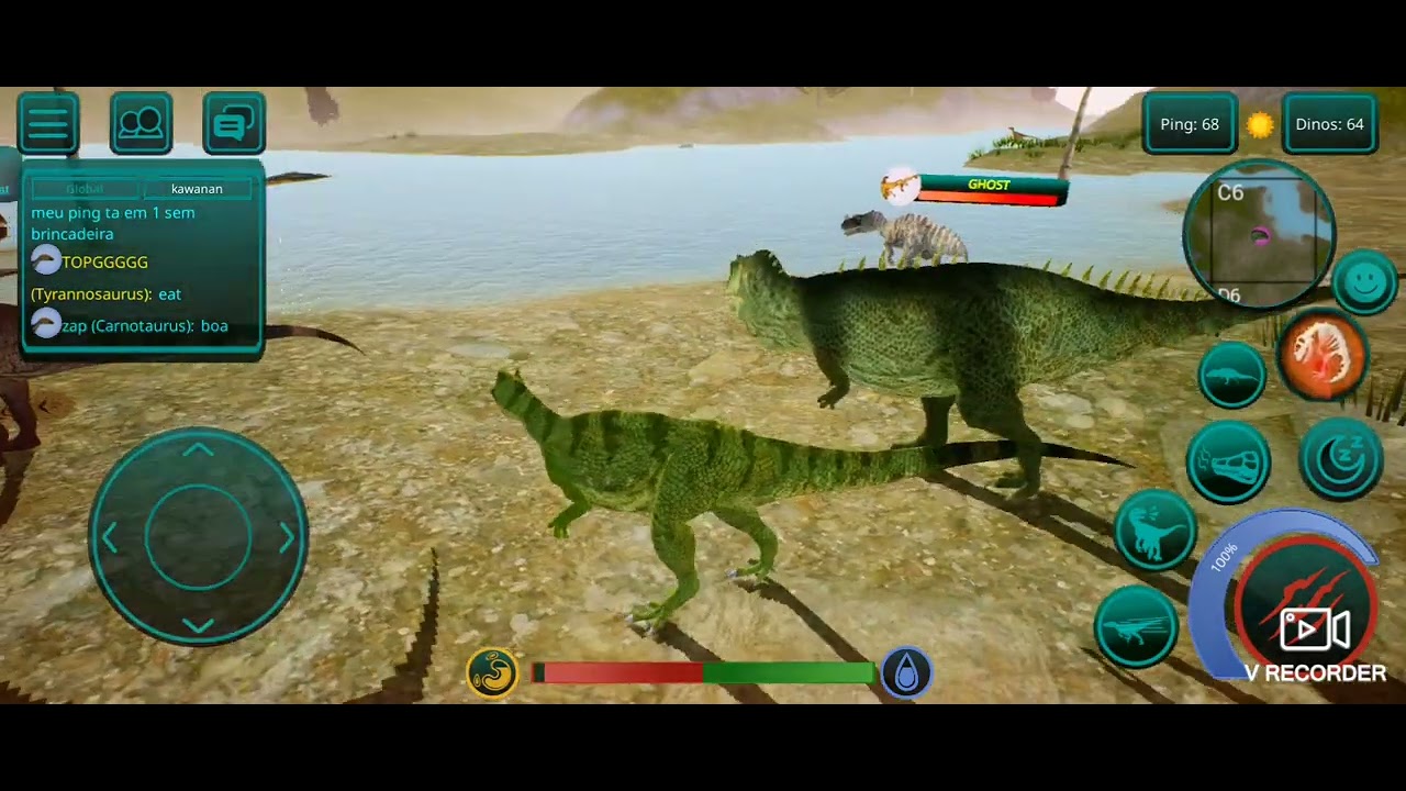the cursed isle:bertahan menjadi allosaurus - YouTube