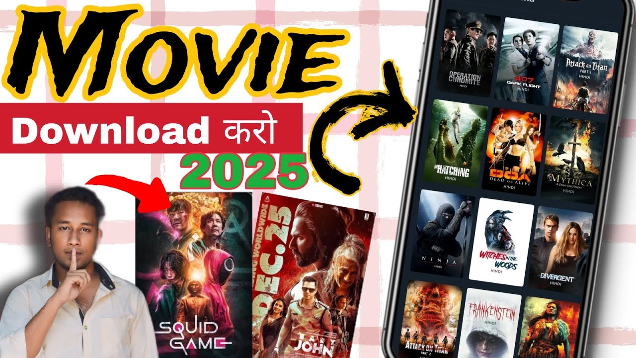 Top 3 Best Movies Download App 2025 | Best Movie App🥰 | Watch Free Web ...