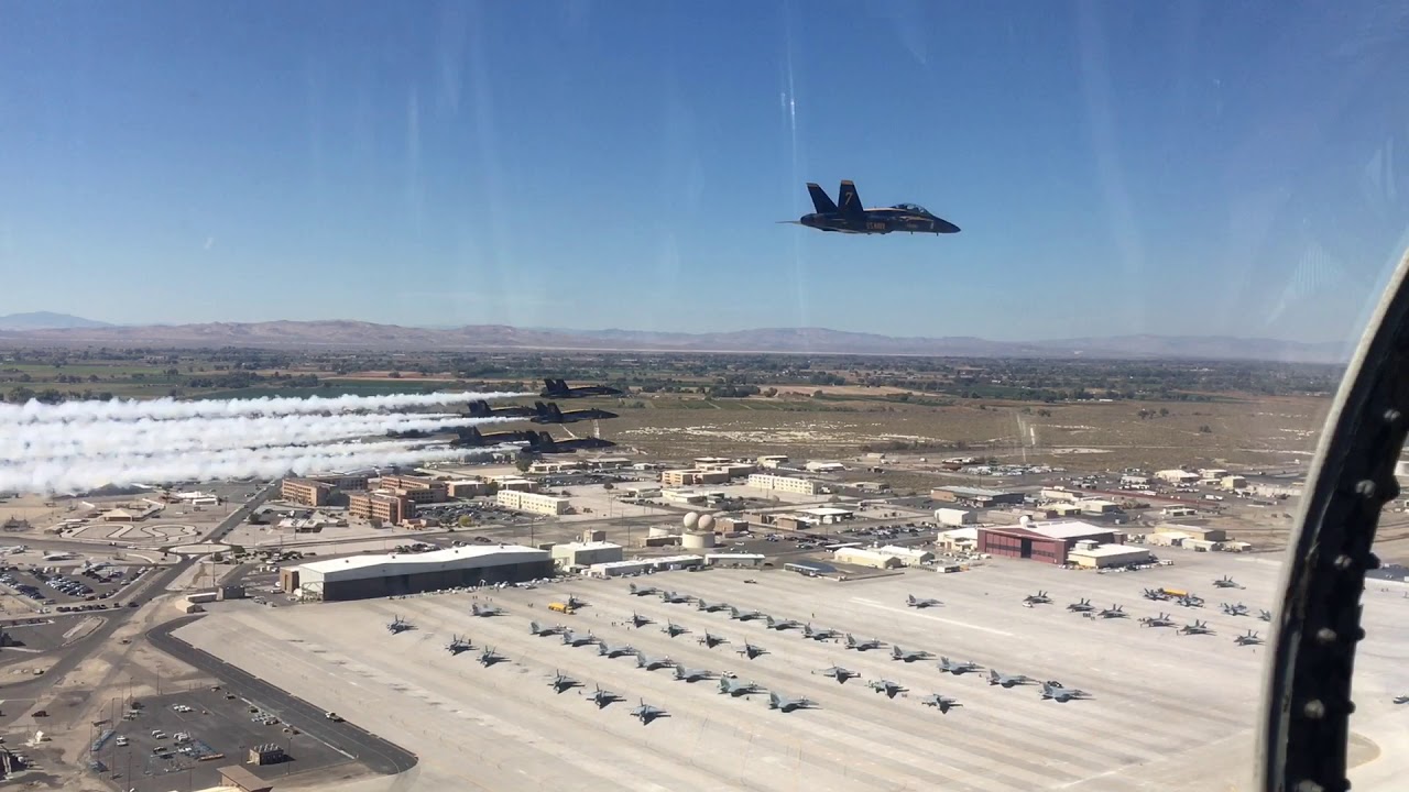 NAS Fallon Fly By - YouTube