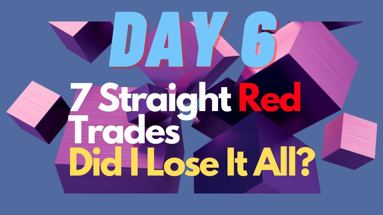 Did I Blow Up After 7 Straight Red Trades | Day Trading Futures - YouTube