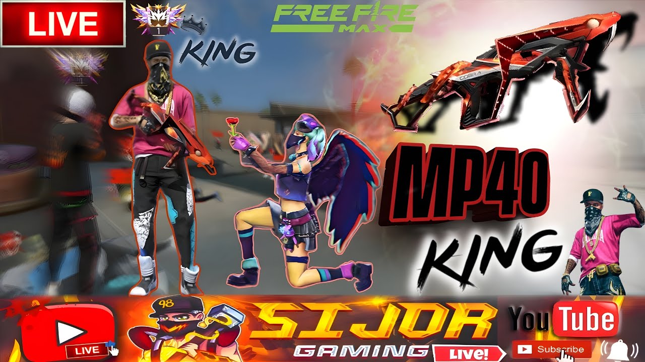 mp40 king is back sijor gaming #sijorgaming #freefire freefirelive #freefire #freefiremax - YouTube