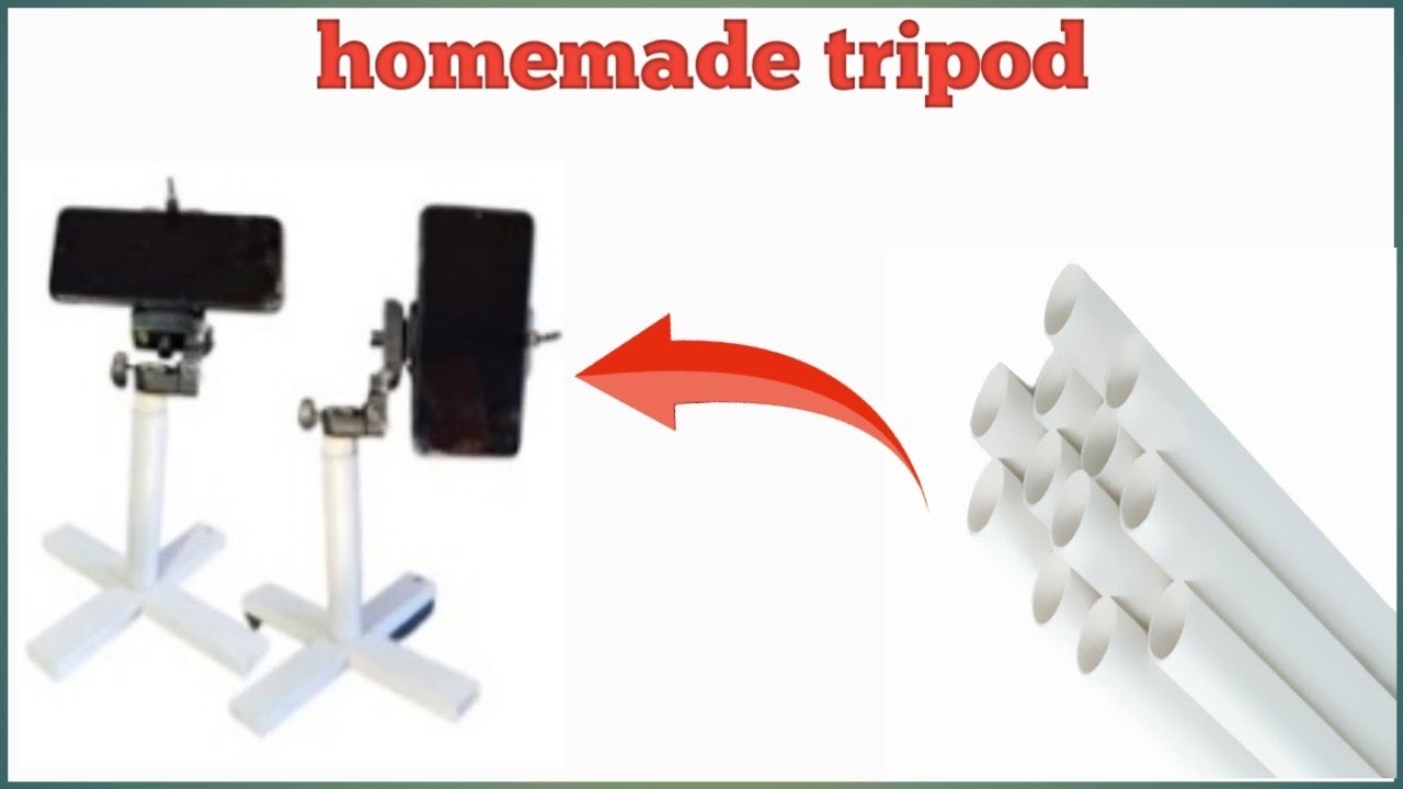homemade tripod pvc pipe ki madad se mini tripod banaen#experiment # ...
