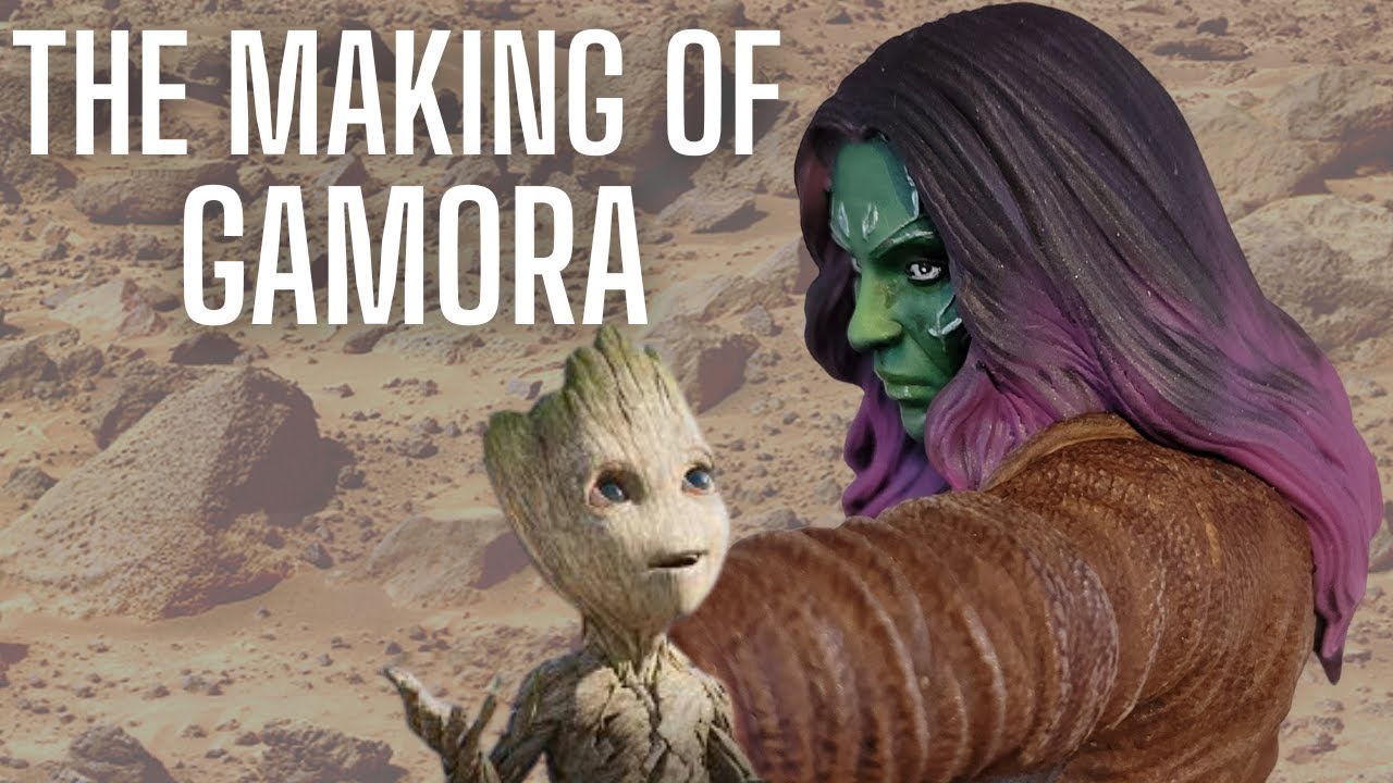 I Painted The Wicked Gamora 3D Printed Model From Guardians Of The ...