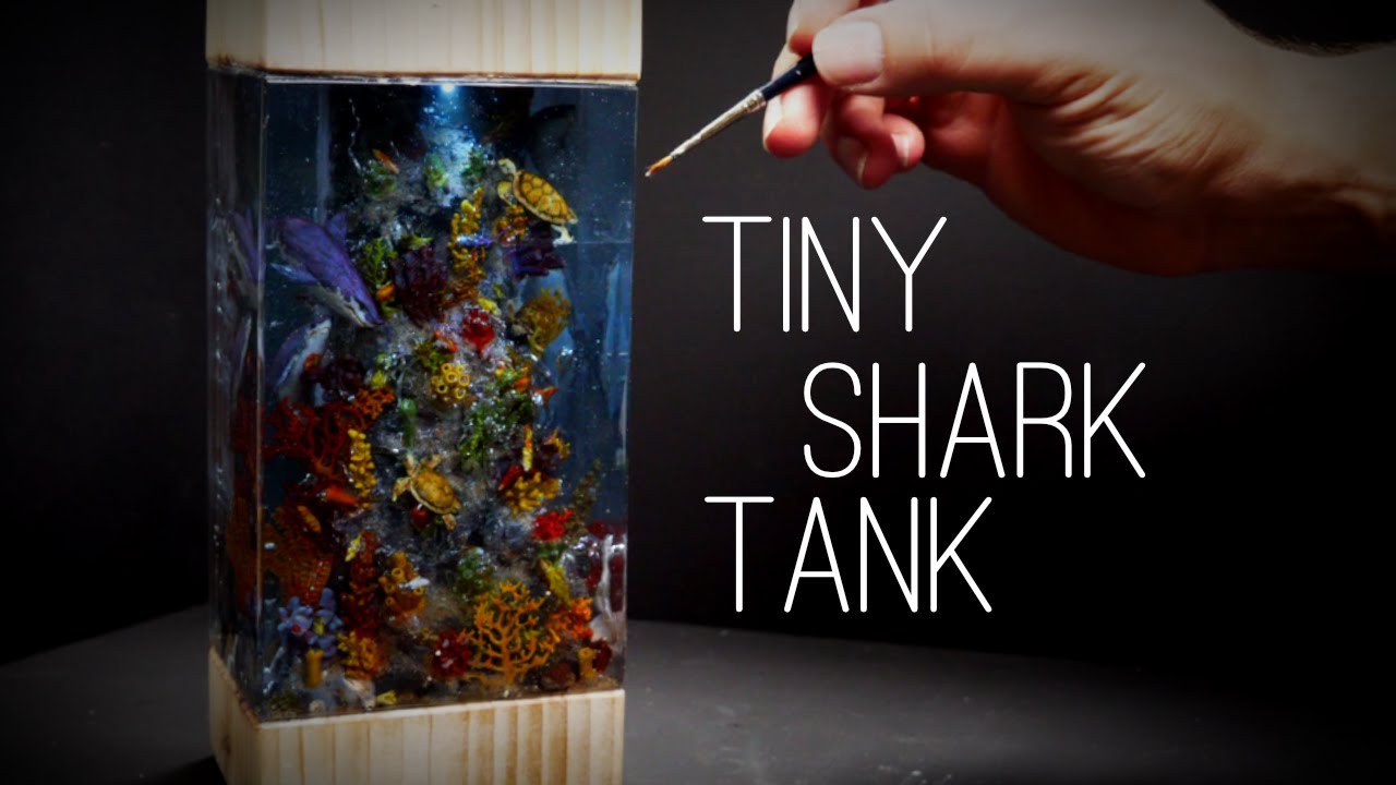 Over 50+ HOURS to build THIS tiny SHARK TANK [Coral Reef Diorama] - YouTube