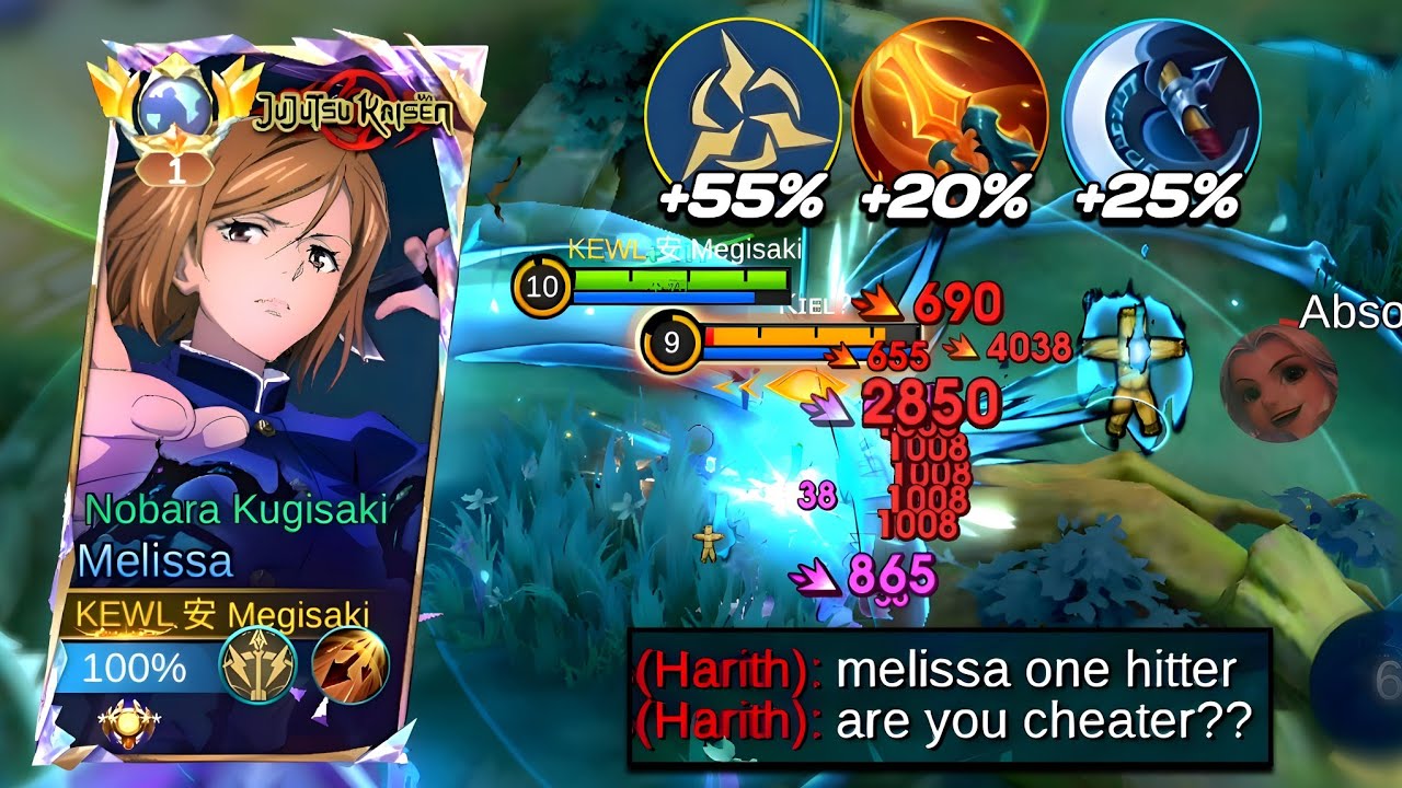 WTF‼️ PRO MELISSA ABUSES THIS 100% FULL CRIT BUILD & EMBLEM!! (new meta ...