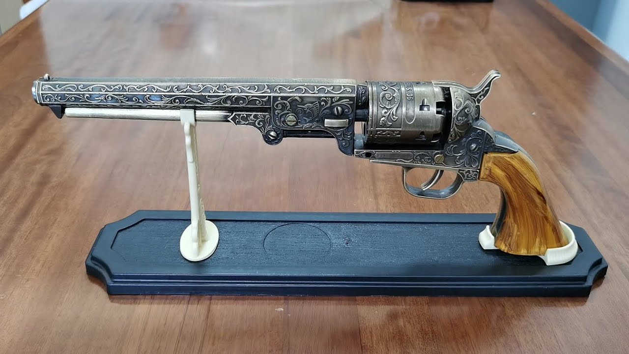 Colt 1851 Navy Revolver Toy Gun Review 2023 - Metal and Realistic - YouTube