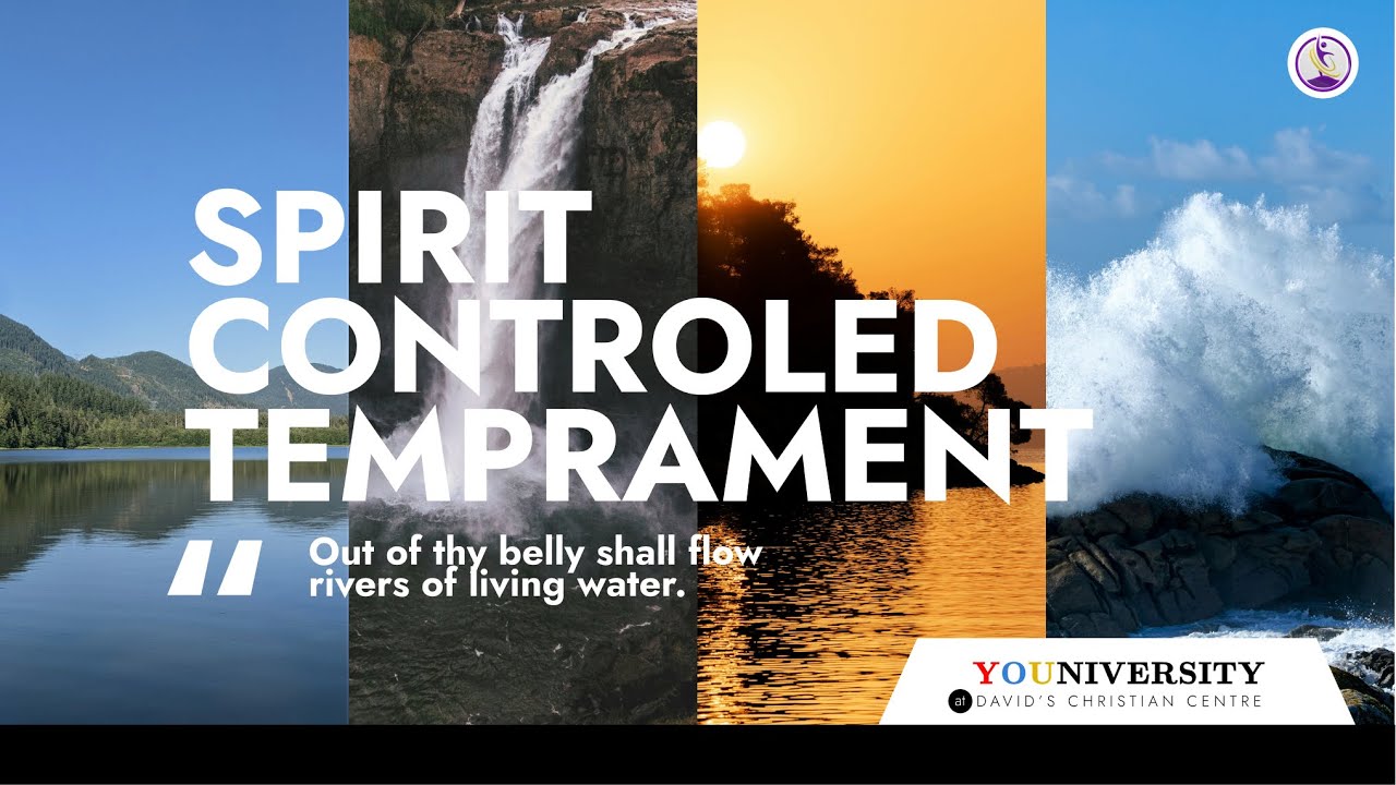 Spirit Controlled Temperament - YouTube
