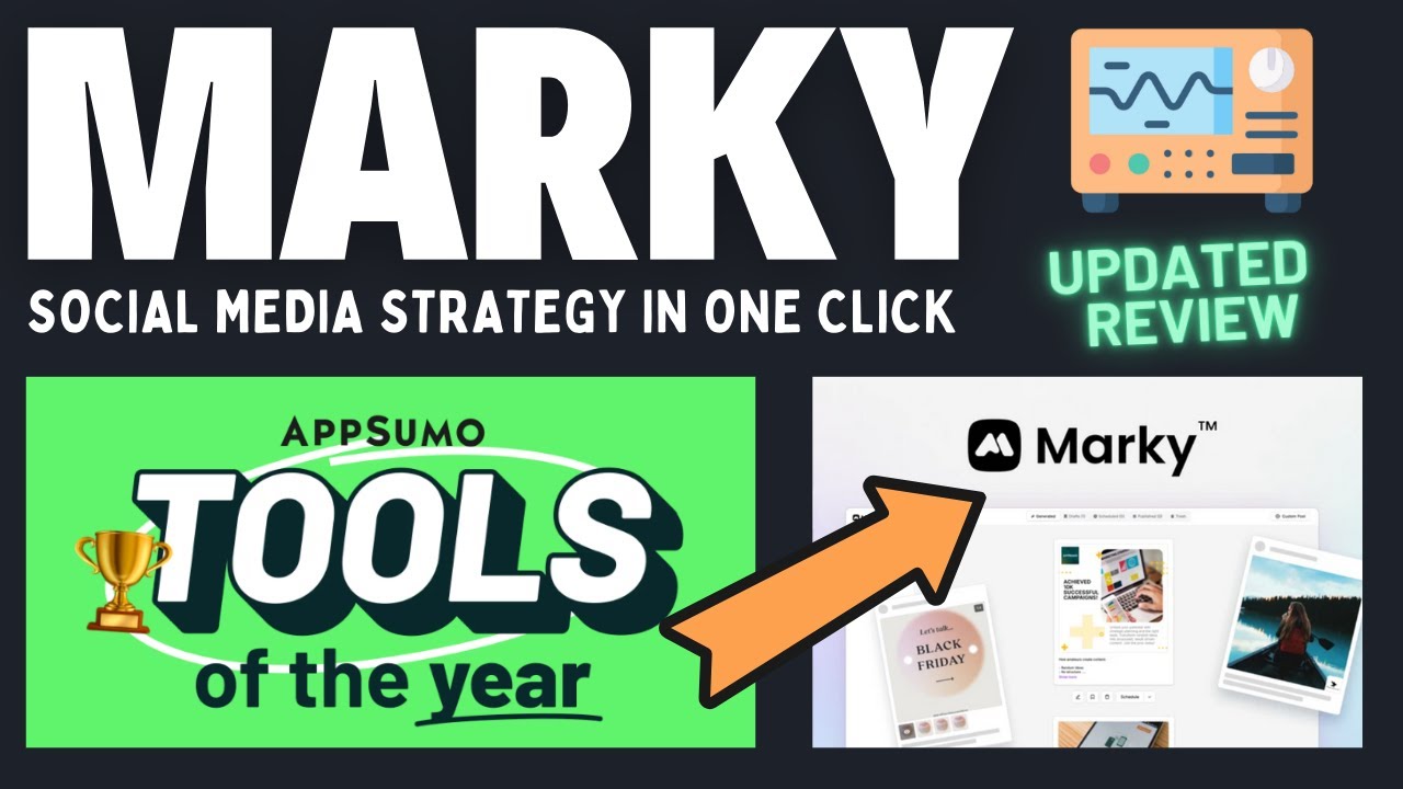 Marky Review: Months of Social Content in a Few Clicks! - YouTube