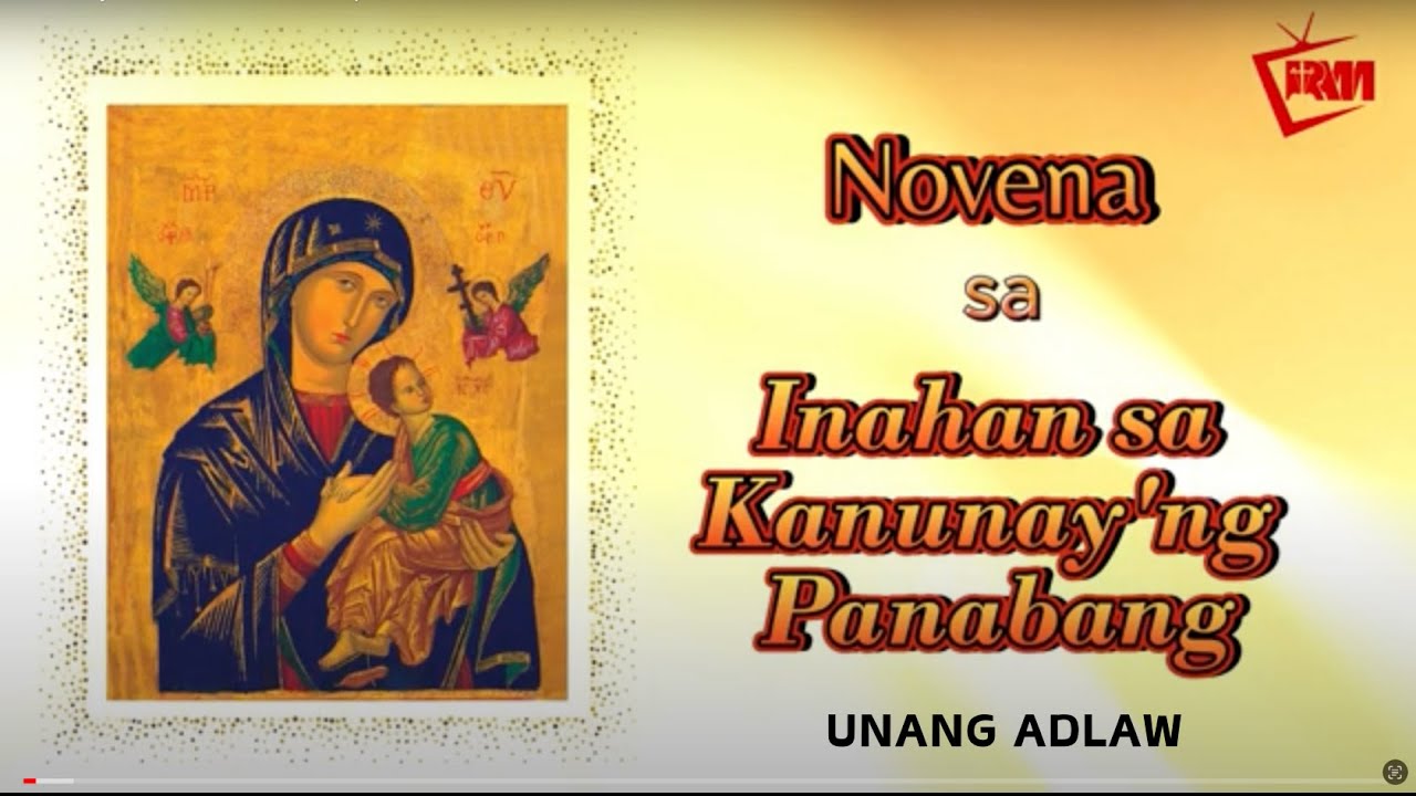 UNANG ADLAW SA NOVENA - YouTube