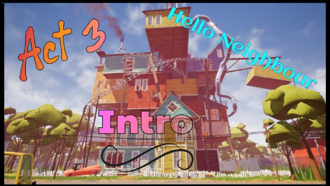 Hello neighbour act 3 INTRO 👌😘. PART-1 - YouTube