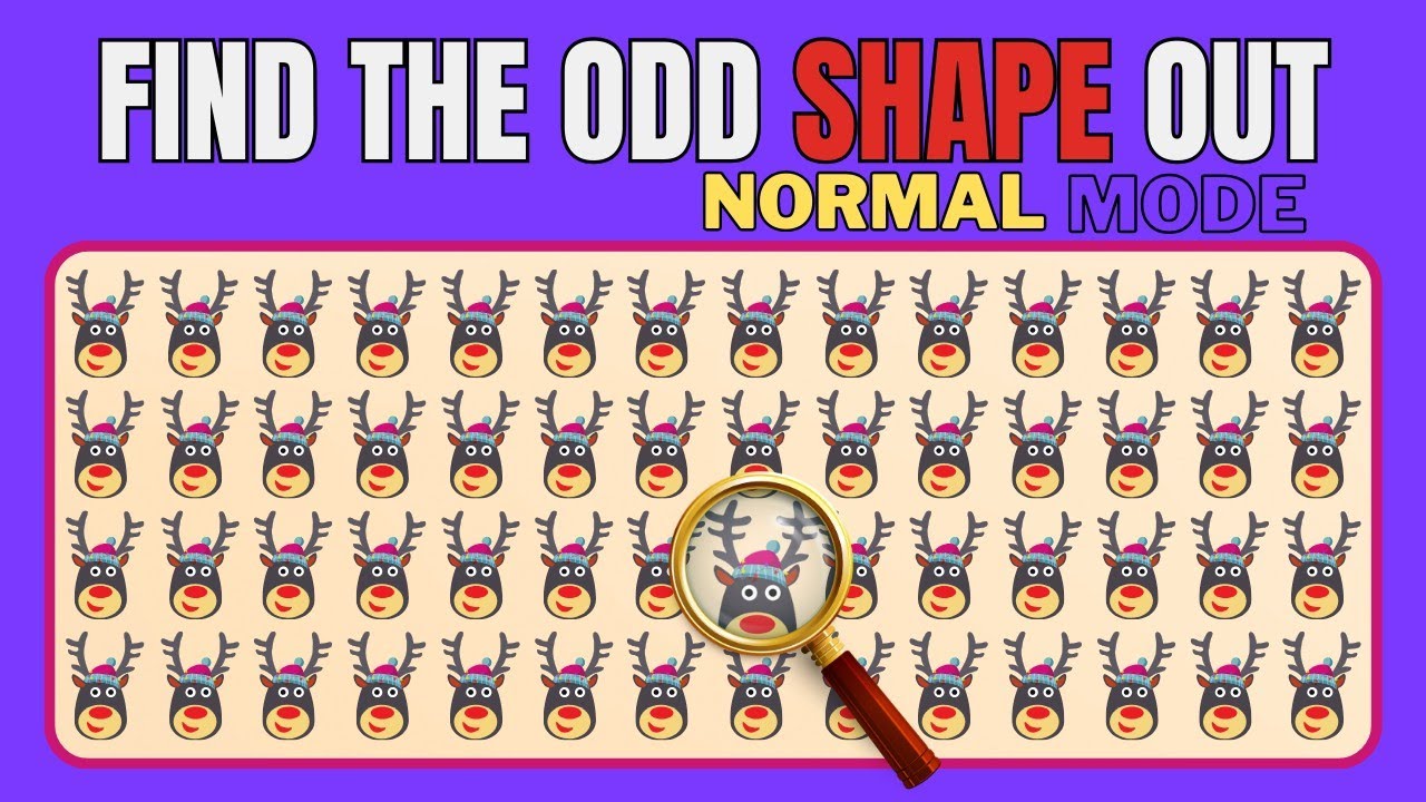 Find the Odd Shape Out | Shape Quiz | Normal Mode 🎅🎄🎁 🦌 - YouTube