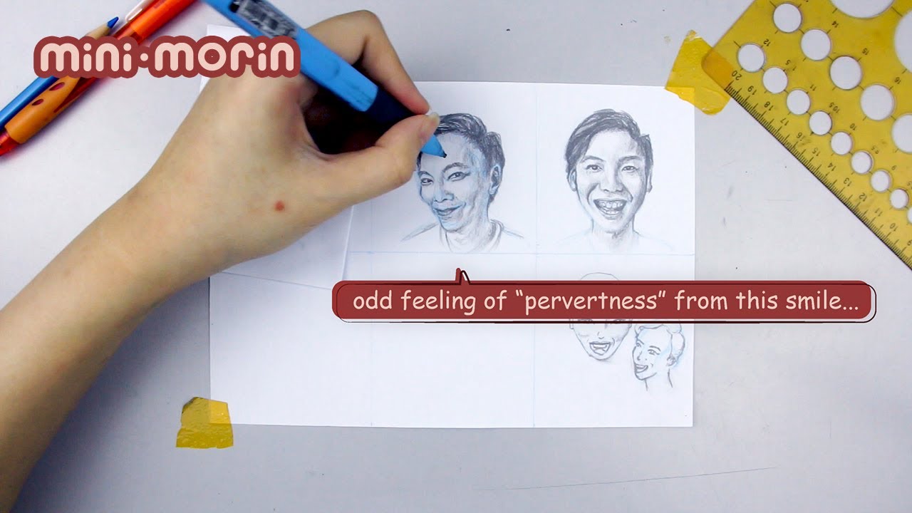 Learning to draw happy faces in 3 ways - YouTube