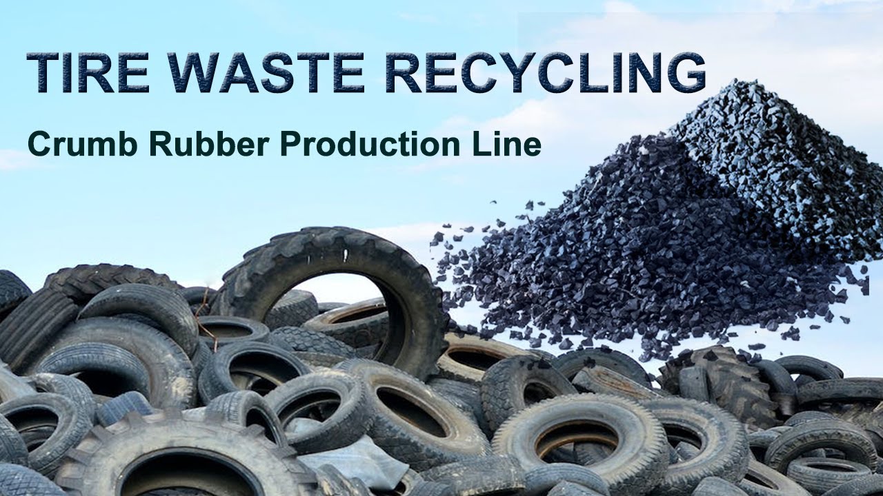 Tire Waste Recycling & Crumb Rubber Production Line - YouTube