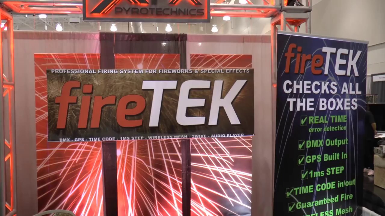 FireTek Fireworks Firing system. NFA Convention 2017 - YouTube