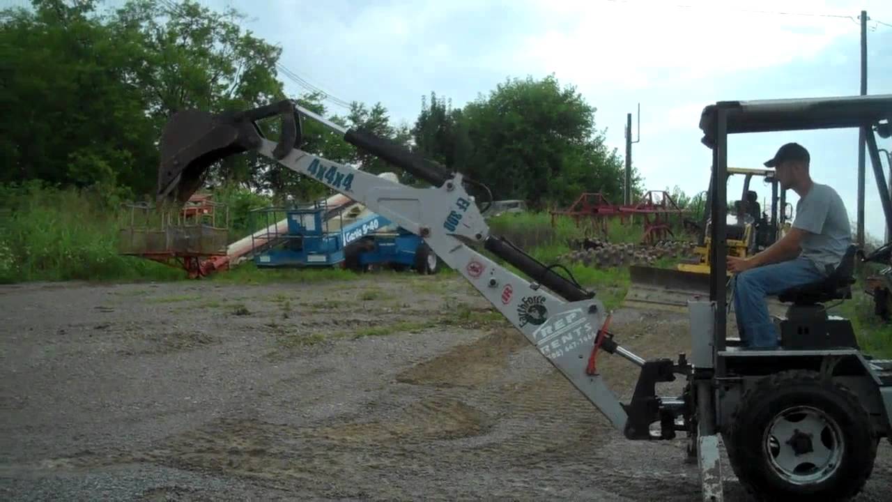 Earth Force Backhoe loader - YouTube