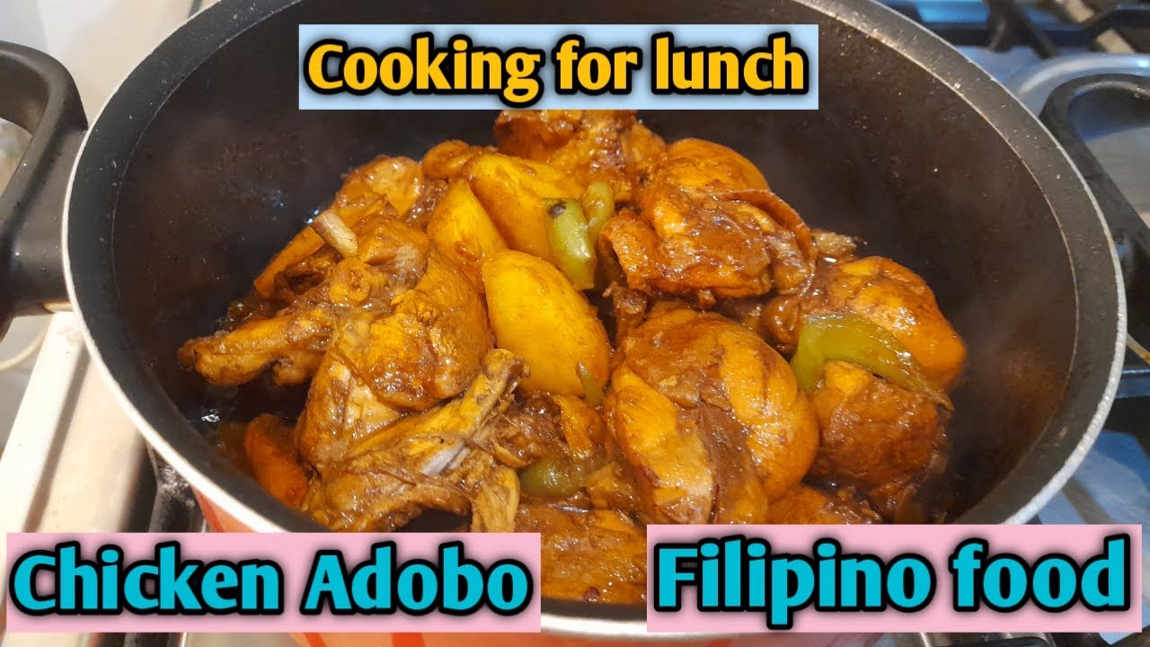 Cooking another chicken adobo for lunch / Dhora Vlog - YouTube