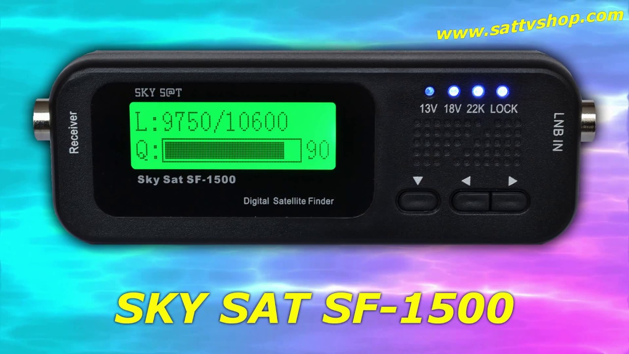 ИЗМЕРВАТЕЛЕН УРЕД SKY SAT SF-1500 - YouTube