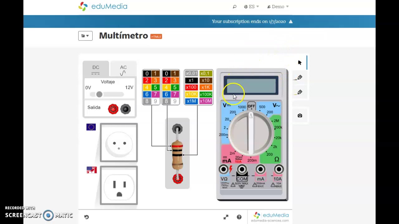 1.Simulador Multímetro - YouTube
