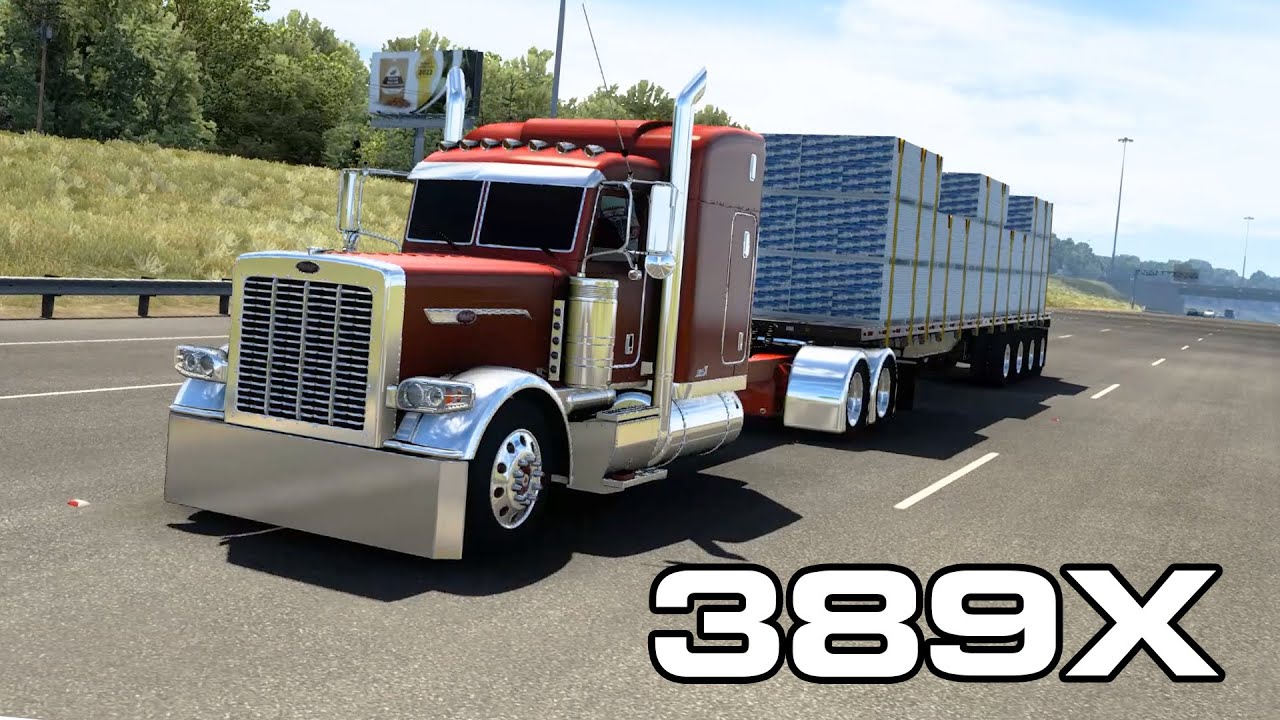 Peterbilt 389X with digital dash (Pinga 389 truck mod) #363 American ...