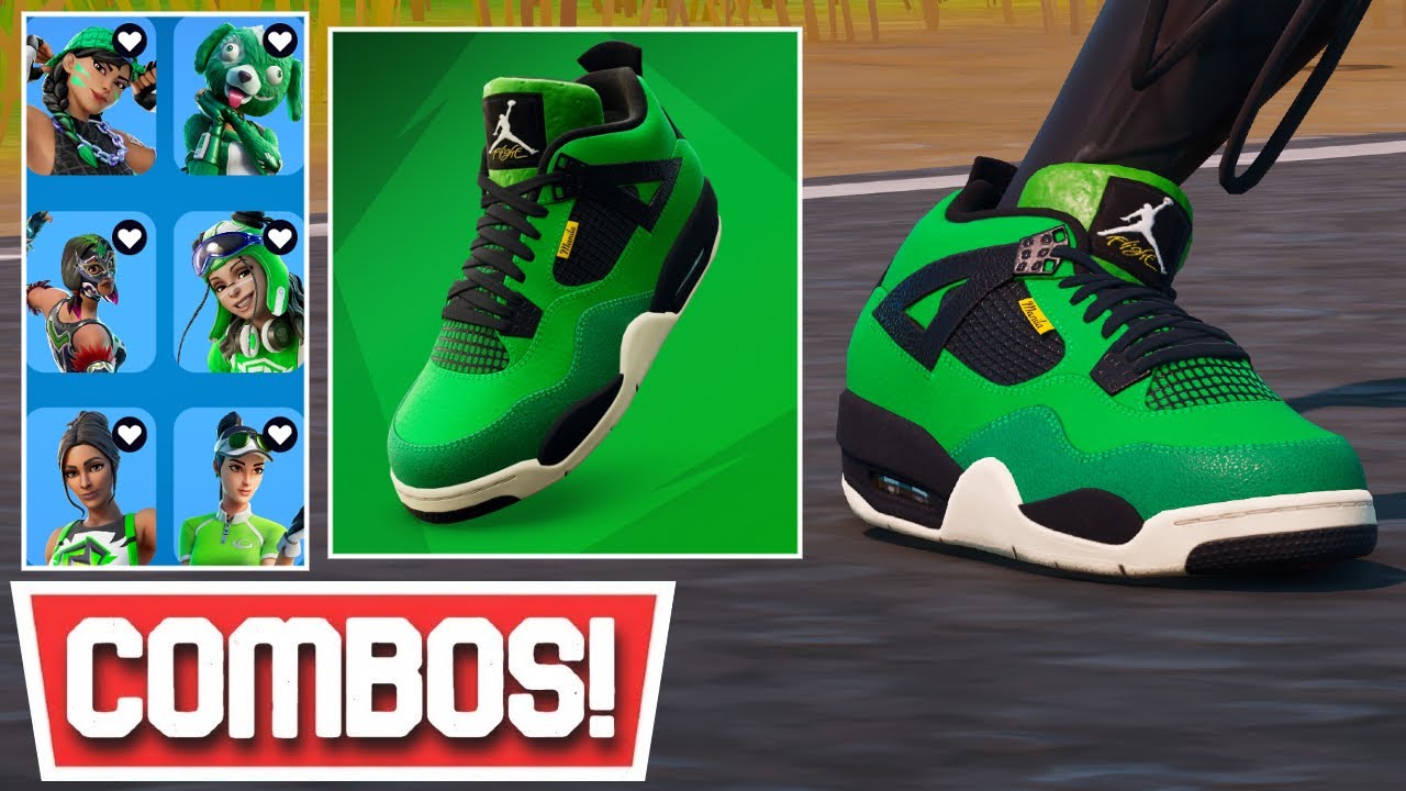 *NEW* BEST AIR JORDAN 4 RETRO 'MANILA' KICKS COMBOS! | Fortnite - YouTube