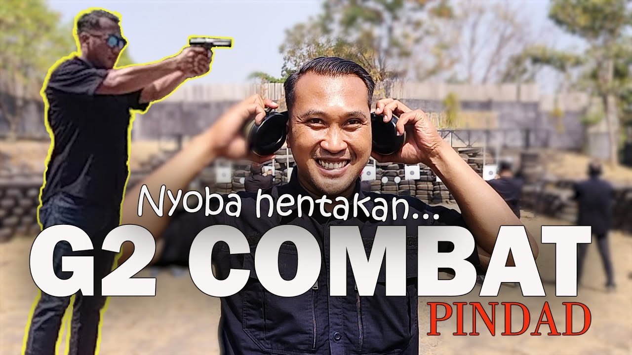 Latihan Pistol G2 Combat Pindad - YouTube