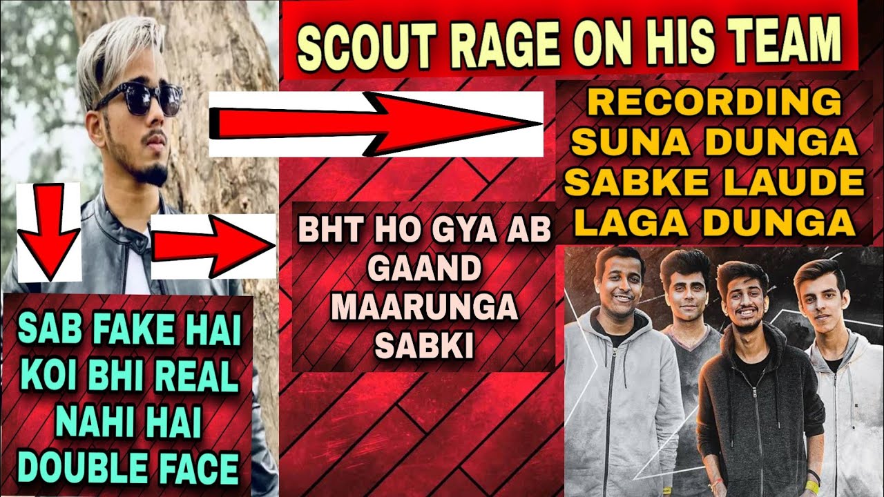 SCOUT ANGERY ON HIS TEAMMATES RAGE MOVEMENT - YouTube