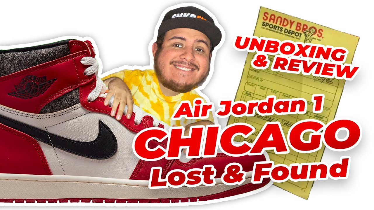 UNBOXING: JORDAN 1 CHICAGO LOST AND FOUND - Un vistazo a la historia - YouTube