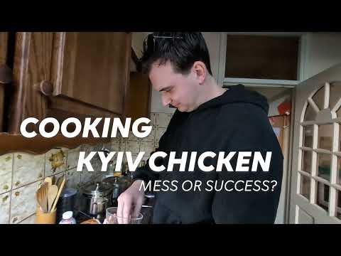 Making Kyiv Chicken in My Boyfriend's Garage for the First Time