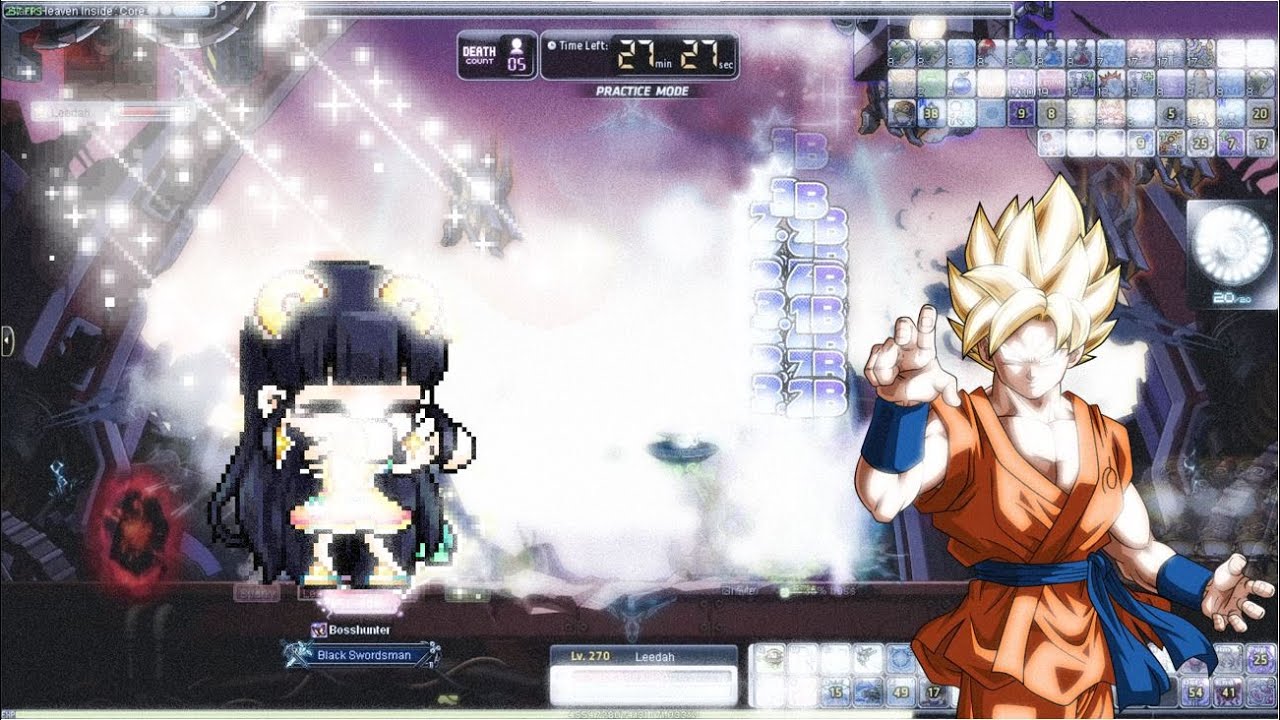 Maple Story [Bera] - 1st time using Genesis Weapon with Jabbers Hard ...