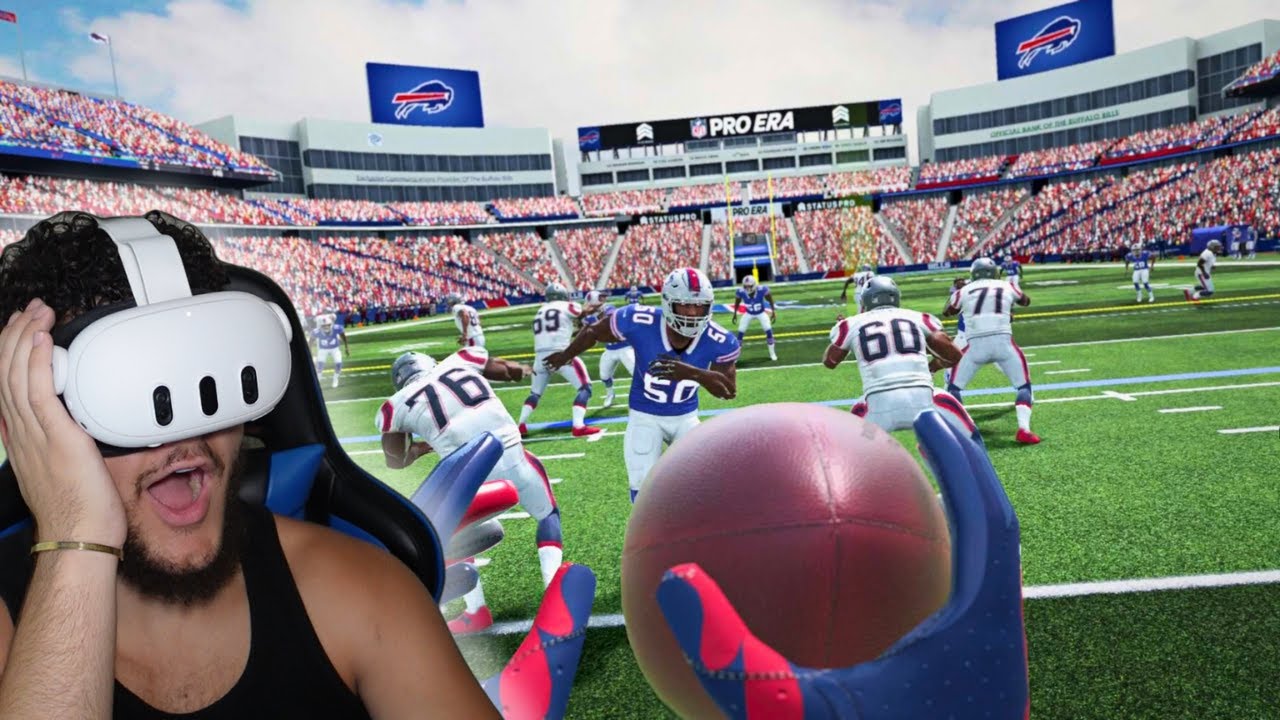 I Became an NFL Player in Virtual Reality and THIS Happened! - YouTube