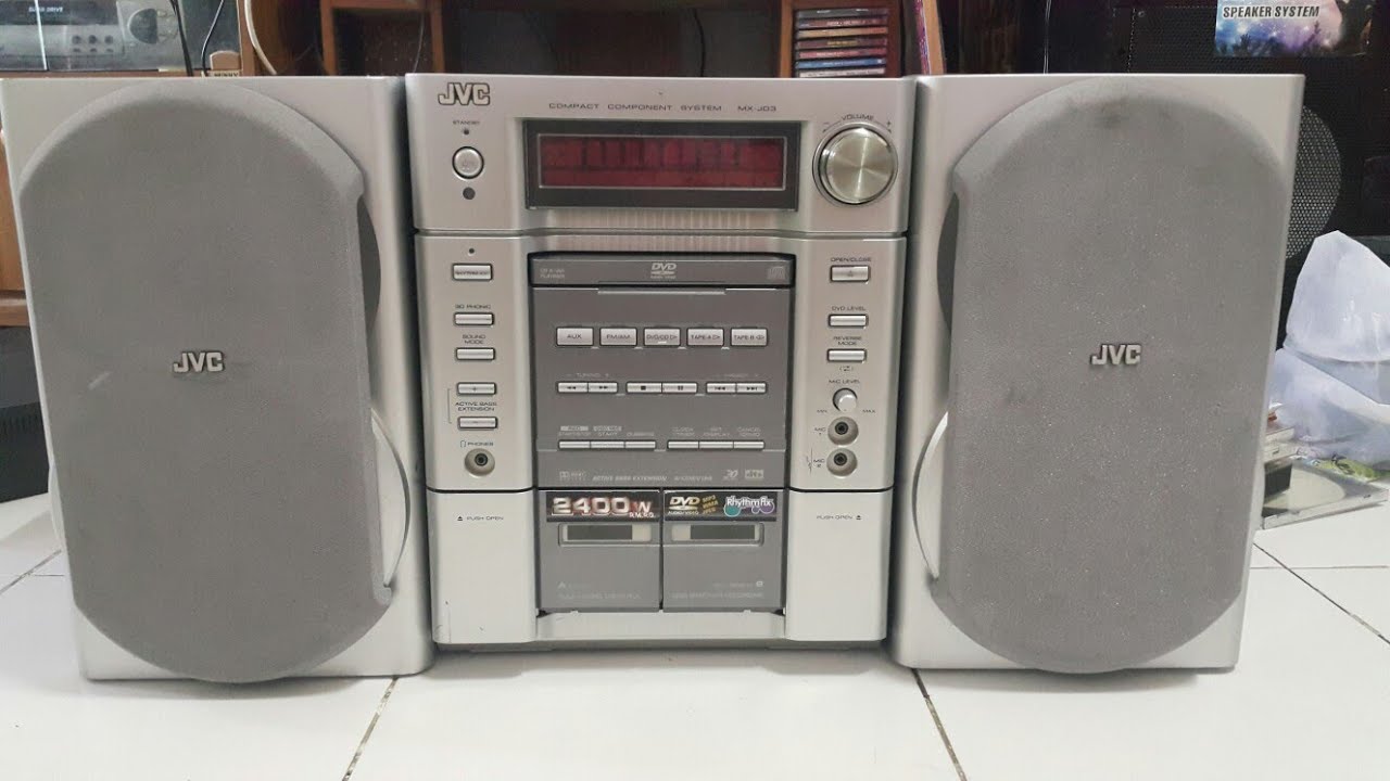 เครื่องเสียงคอมโปเจวีซี JVC COMPACT COMPONENT SYSTEM MX-JD3 เครื่องสภาพ ...