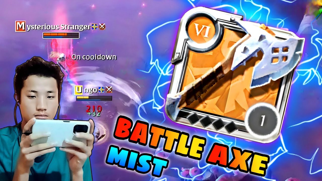 Battle Axe 🪓 solo open mist pvp | mobile gameplay | Albion online - YouTube