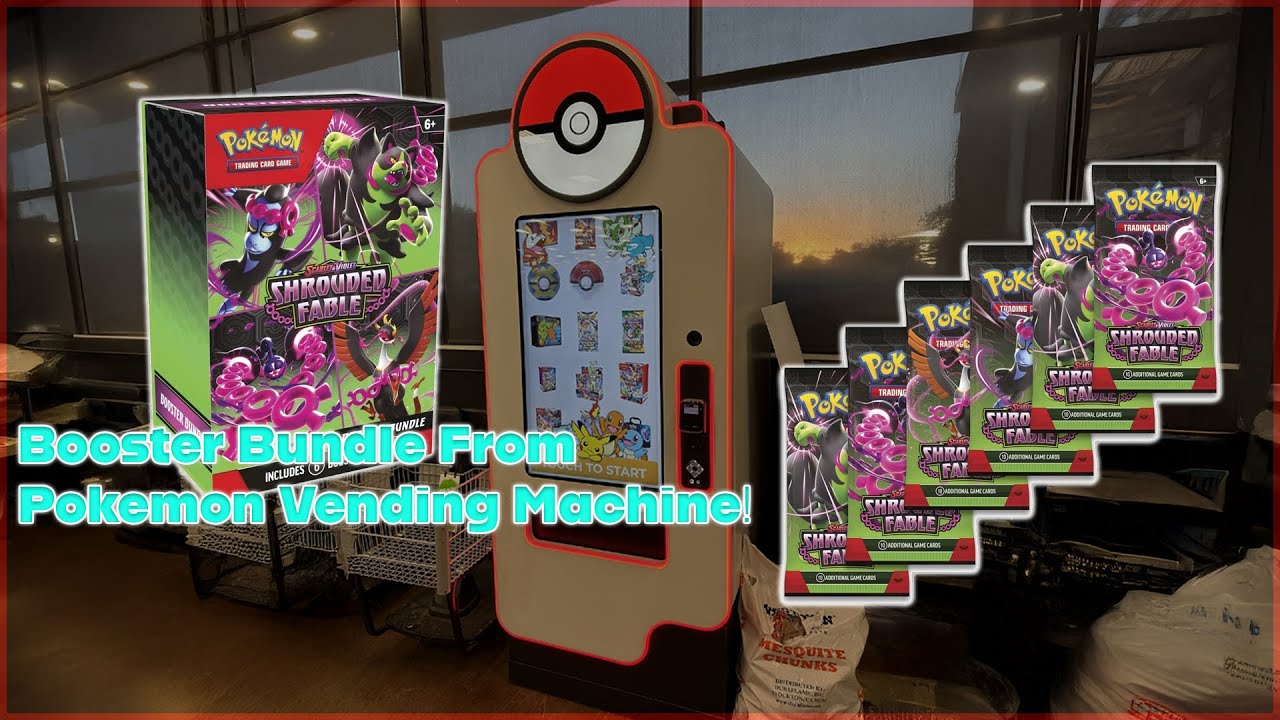 Scored a Shrouded Fable Booster Bundle from another Pokemon Vending ...