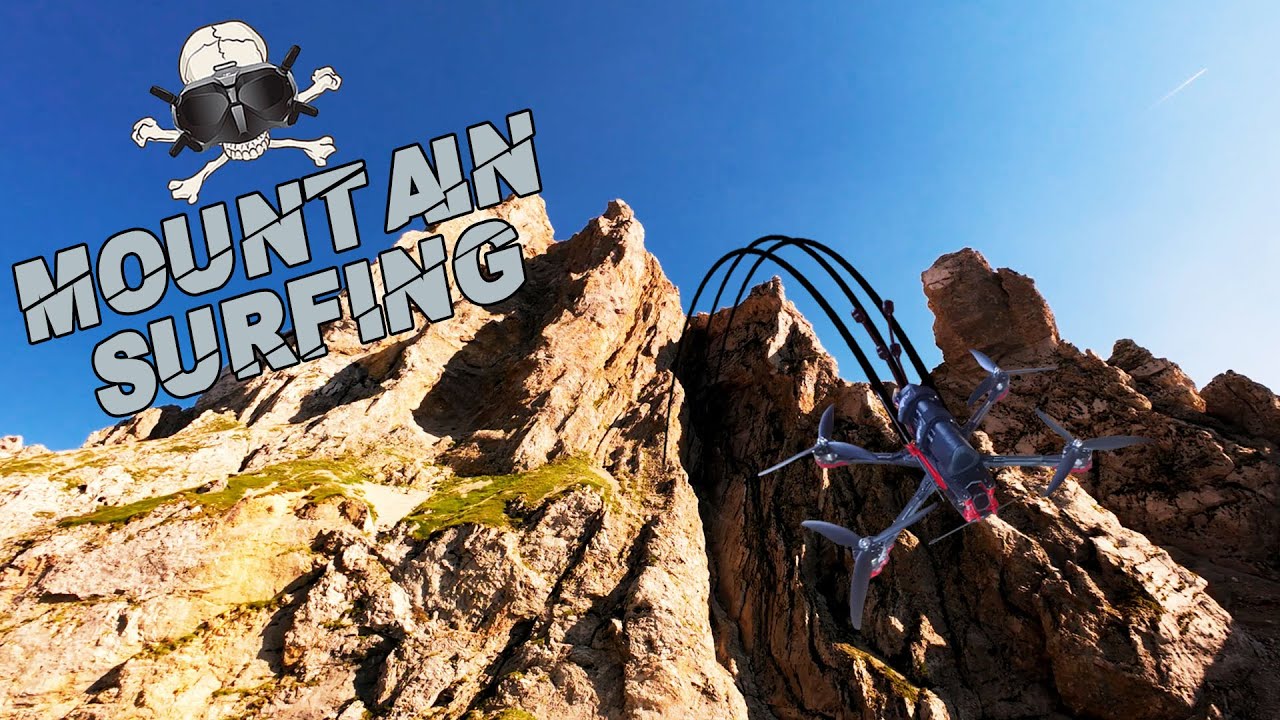 MOUNTAIN SURFING DIVE & CANYON FLY - Fpv long range - 4k Uhd - YouTube