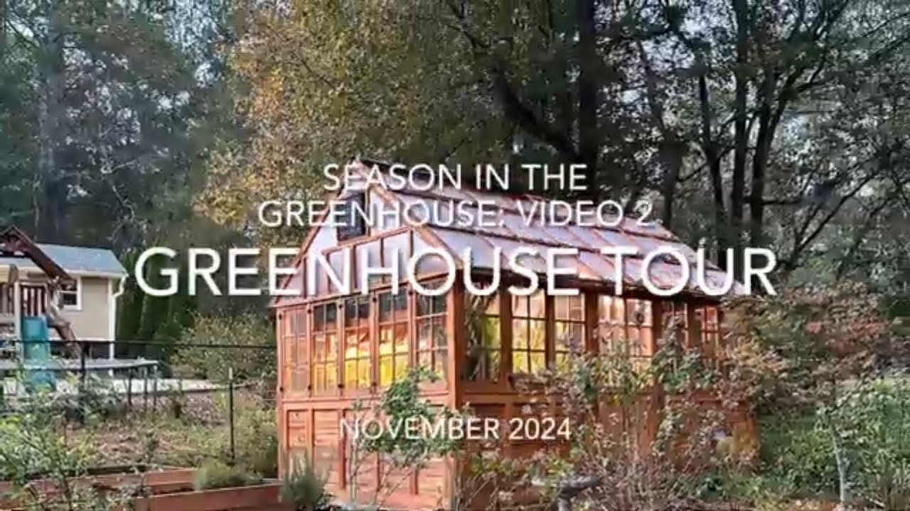Season in the Greenhouse 2 - Greenhouse Tour - YouTube
