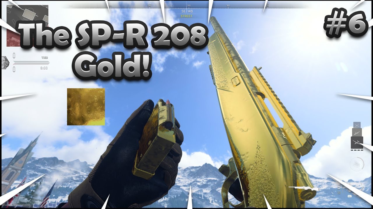 Unlocking SP-R 208 Gold! Camo Grinding! (6/51) - YouTube