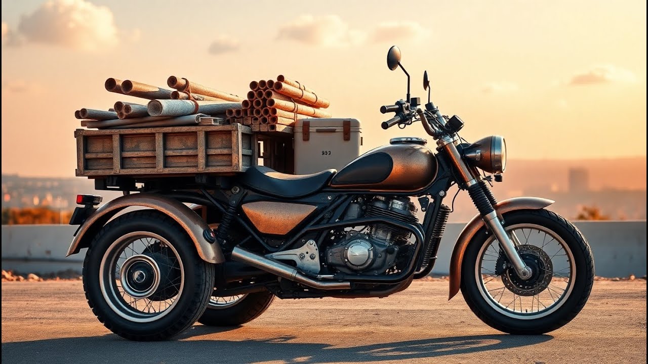 Restoring a Heavily Damaged Old Three-Wheeled Vehicle to Look Like New ...